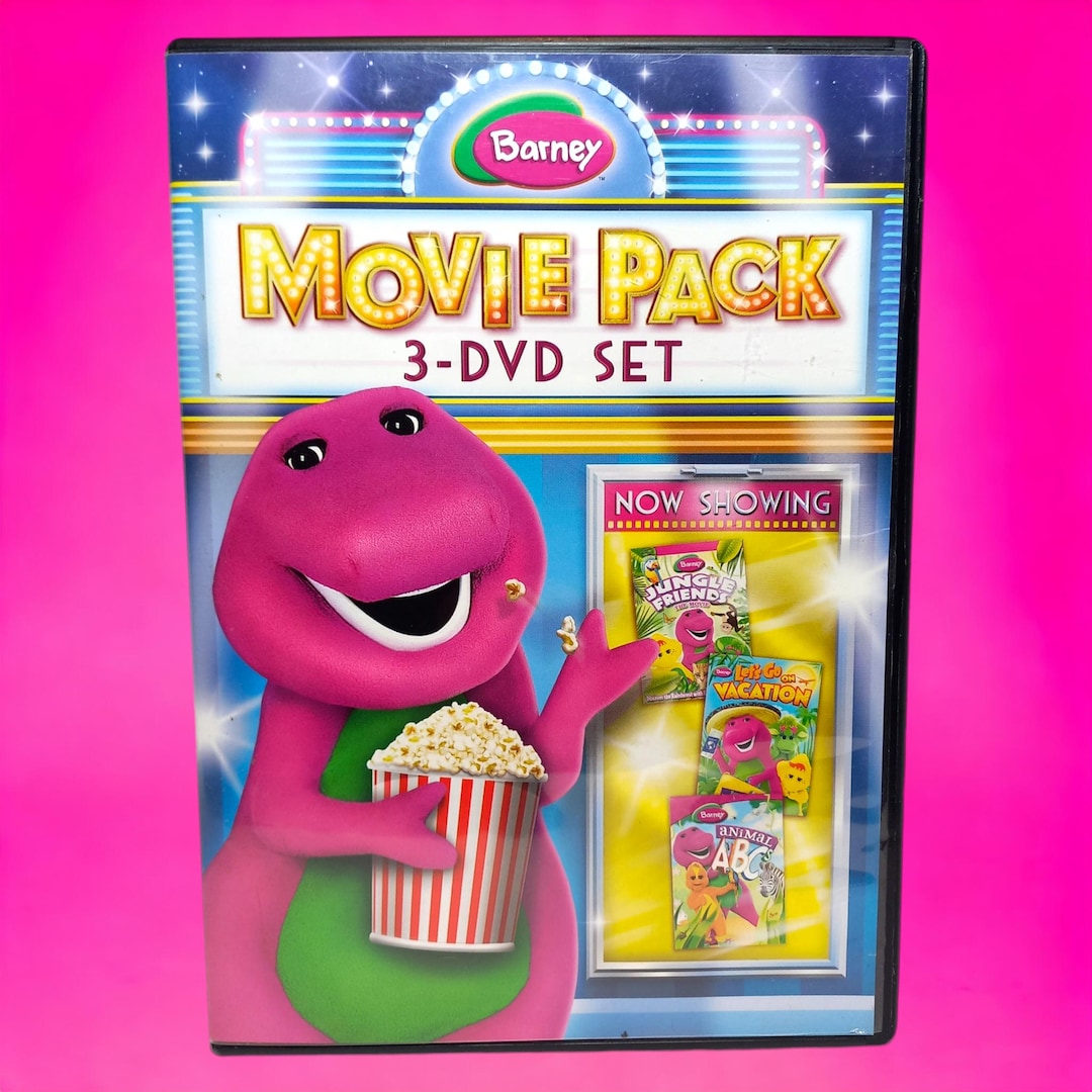Barney Movie Pack 3-DVD Set. Dvds Look Scrached but I've Cleaned and ...