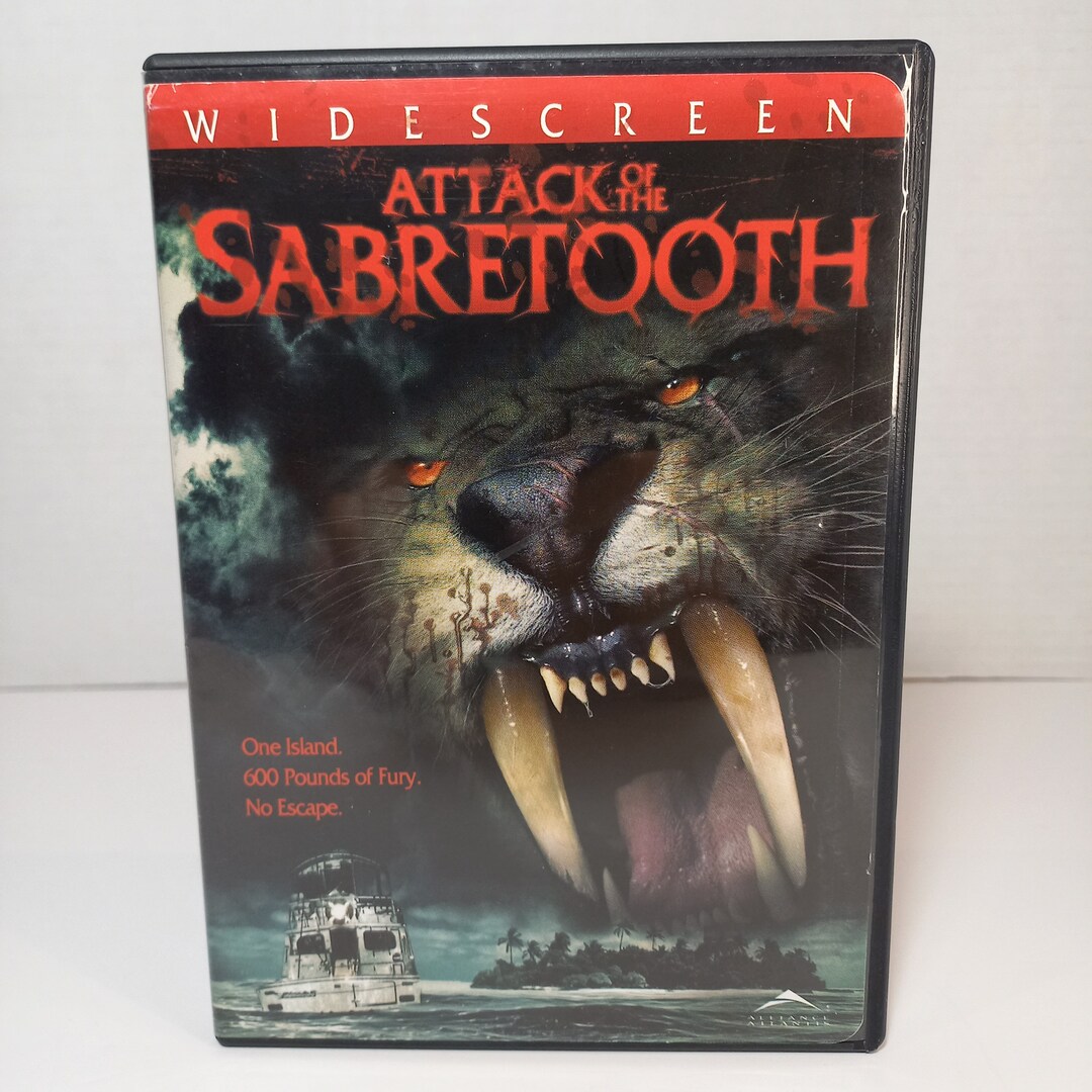 Attack of the Sabertooth DVD 2006 Horror 18A Collectible Gory - Etsy