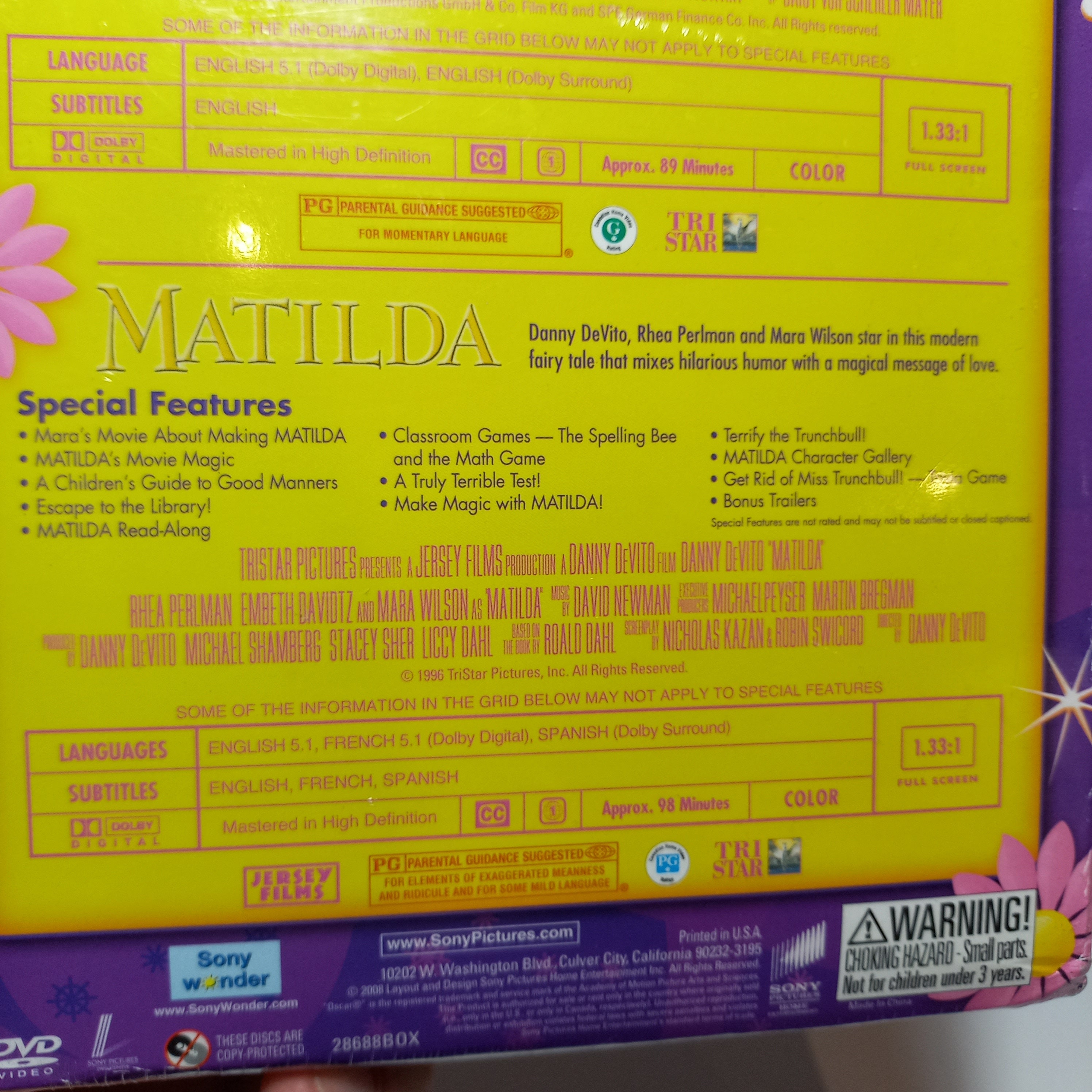 Slumber Party Pack Matilda and Madeline DVD Box Set Sealed New Includes ...