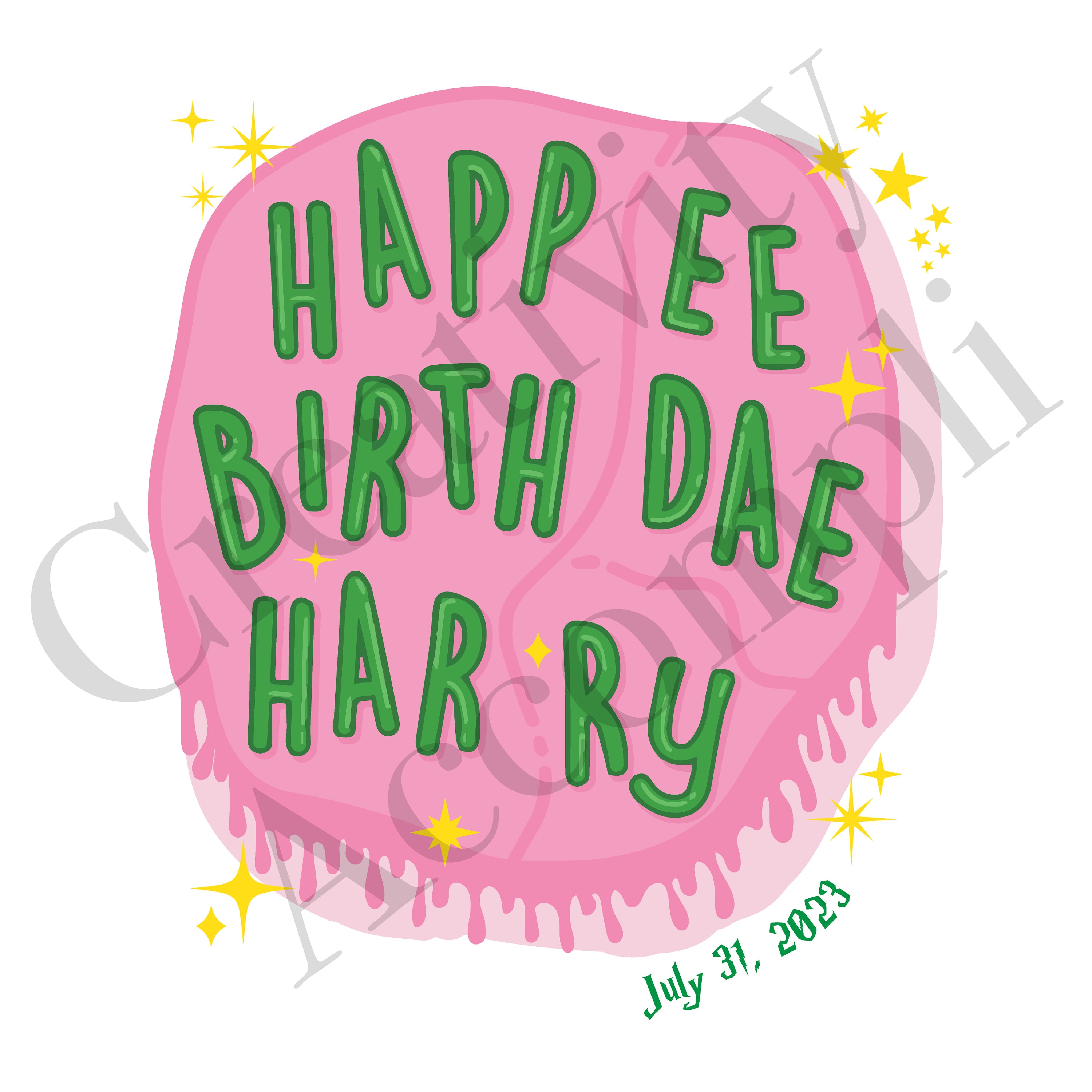 Happy Birthday Harry Potter Graphic Digital SVG File Only Happee ...