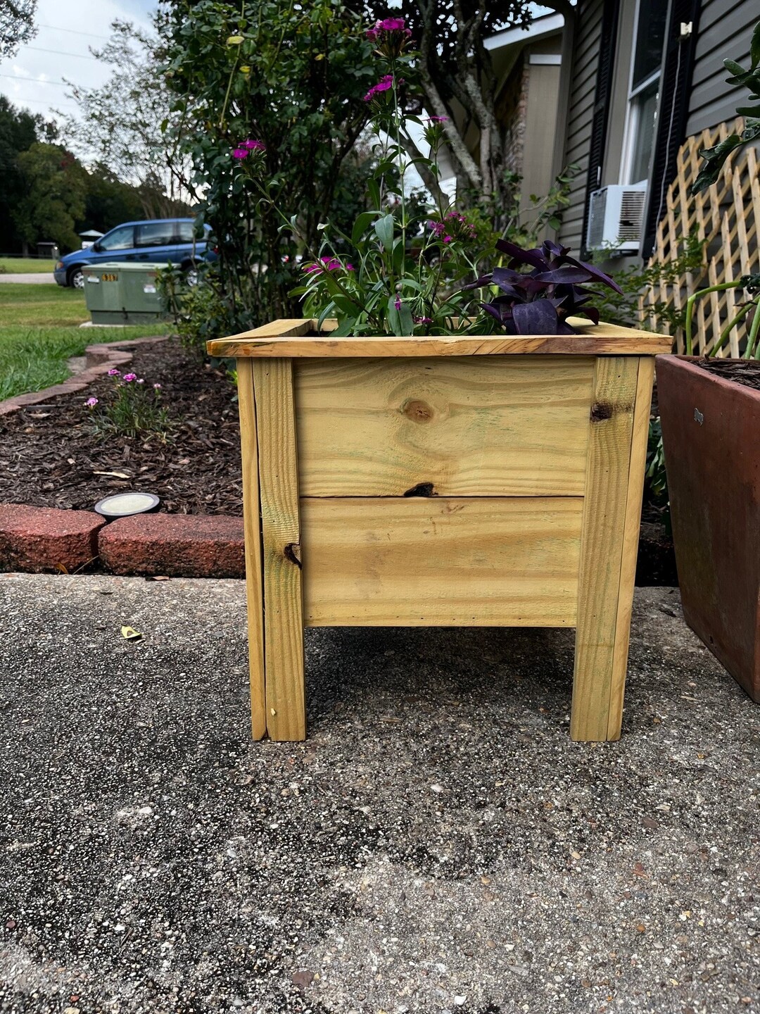 Custom Wood Planter Boxes - Etsy