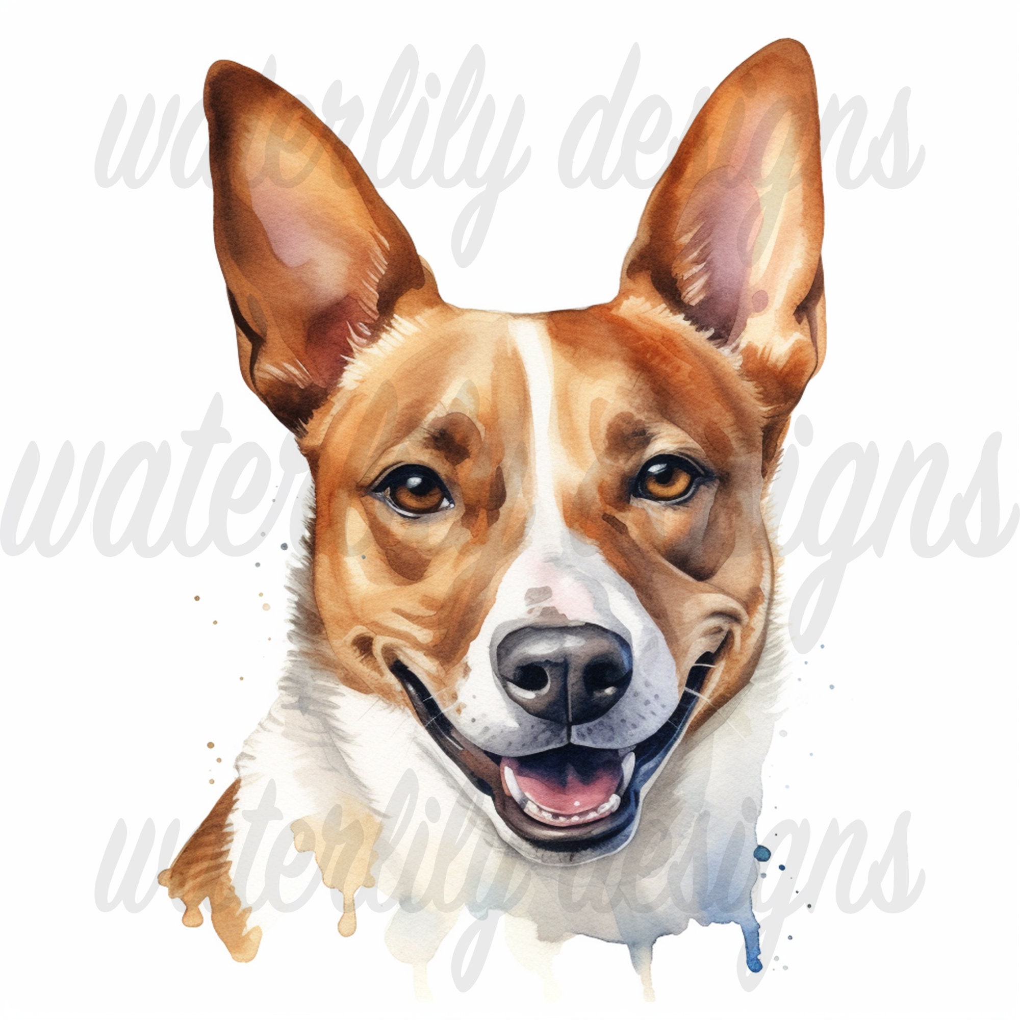 Basenji Clipart Bundle - 8 High Quality Vibrant Jpgs, Printable Planner ...