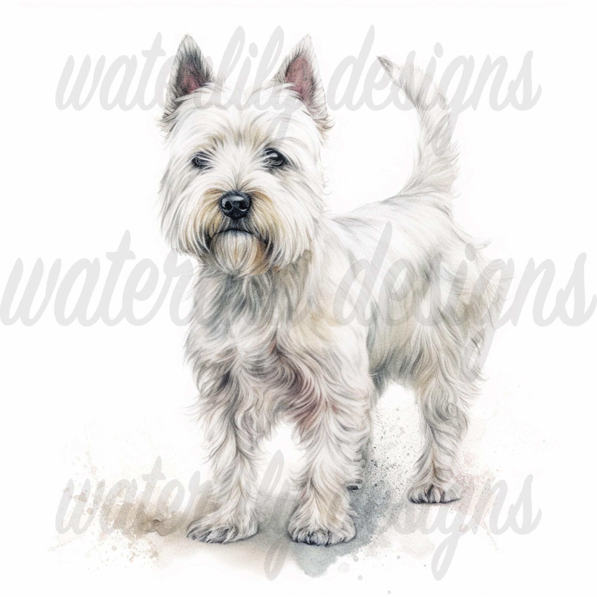 Westie Clipart Bundle - 10 High Quality Vibrant Jpgs, Printable Planner ...