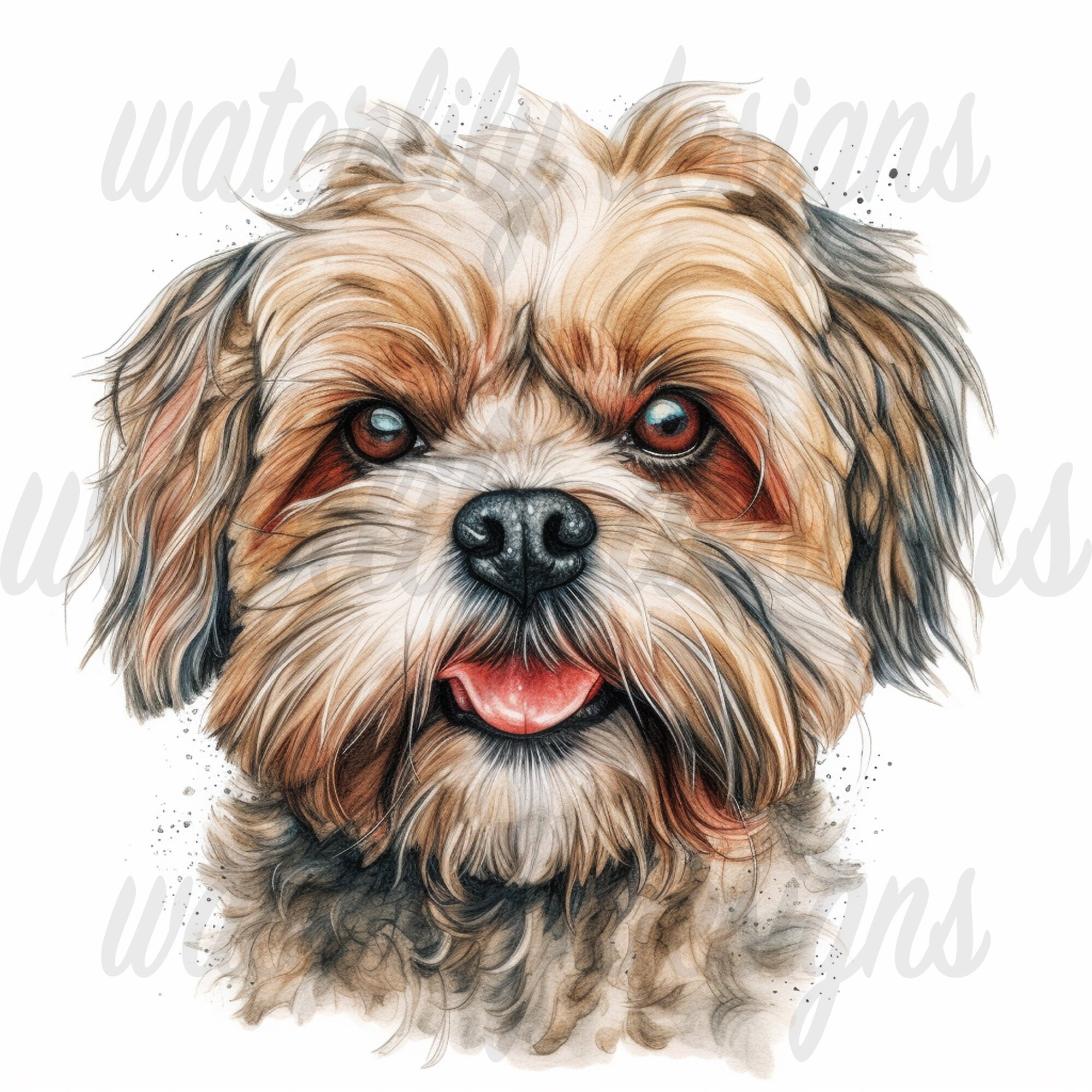 Peekapoo Clipart Bundle - 12 High Quality Vibrant Jpgs, Printable ...