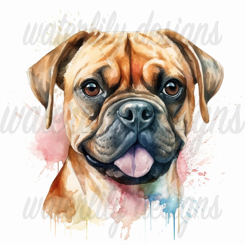 Puggle Clipart Bundle - 9 High Quality Vibrant Jpgs, Printable Planner ...