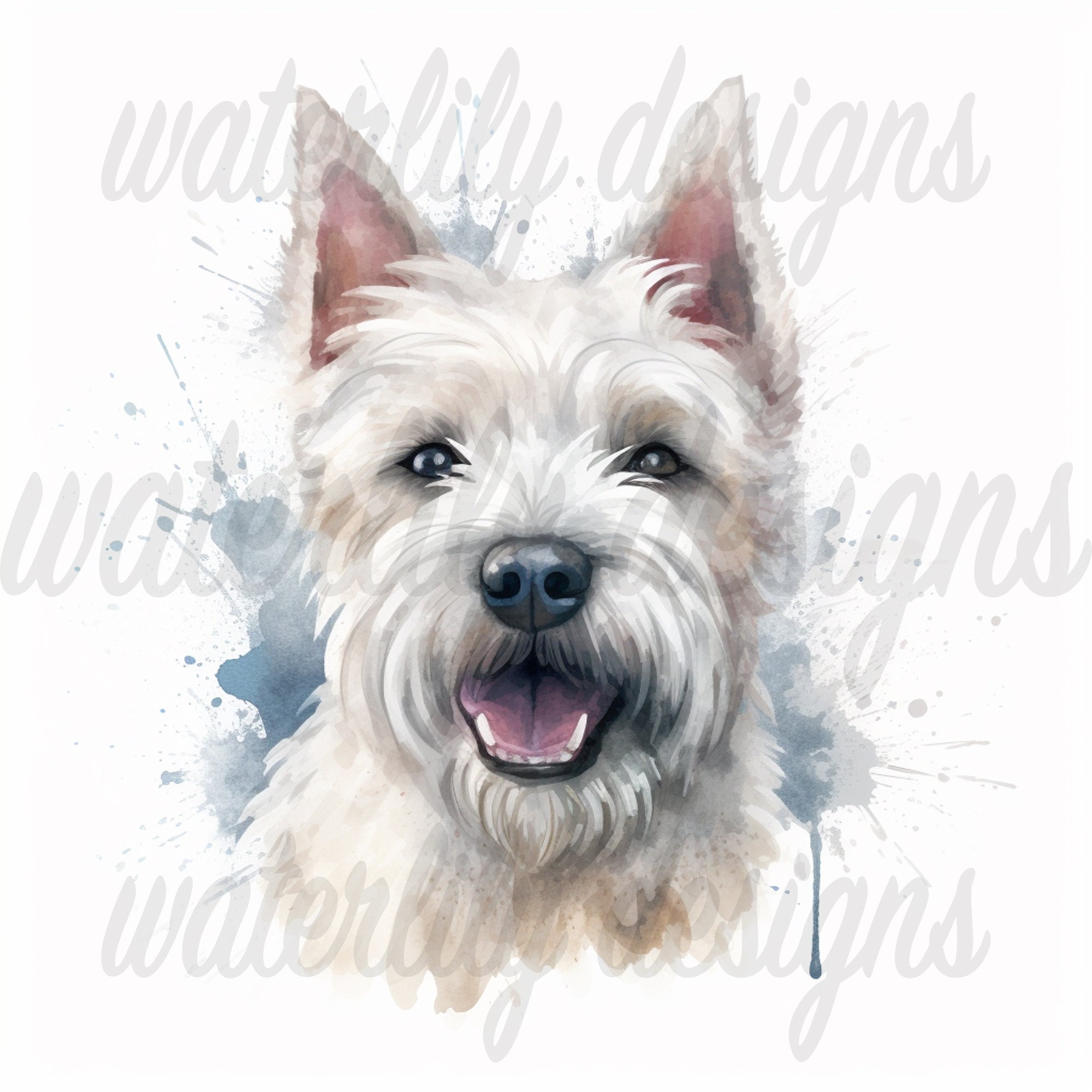 Westie Clipart Bundle - 10 High Quality Vibrant Jpgs, Printable Planner ...