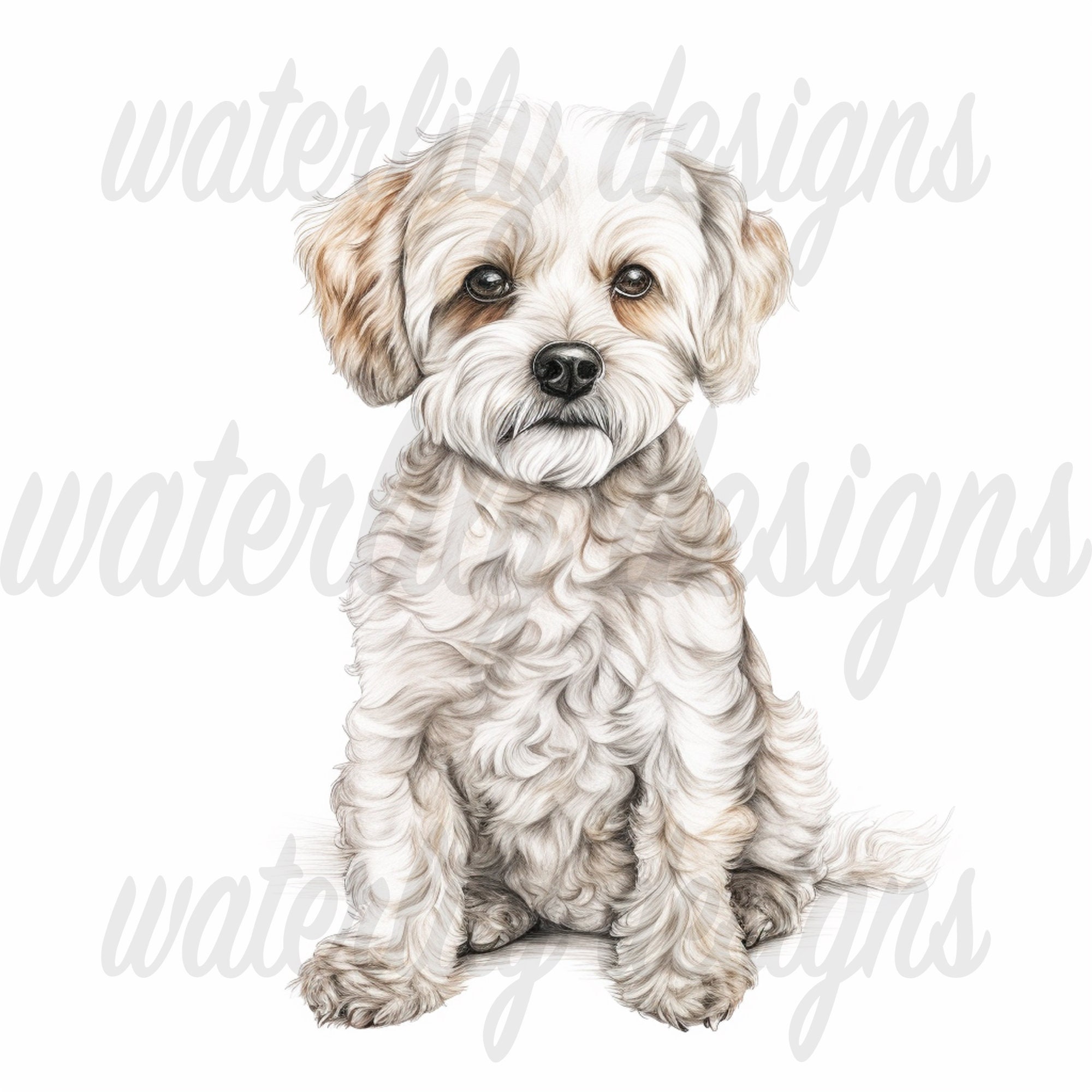 Peekapoo Clipart Bundle - 12 High Quality Vibrant Jpgs, Printable ...