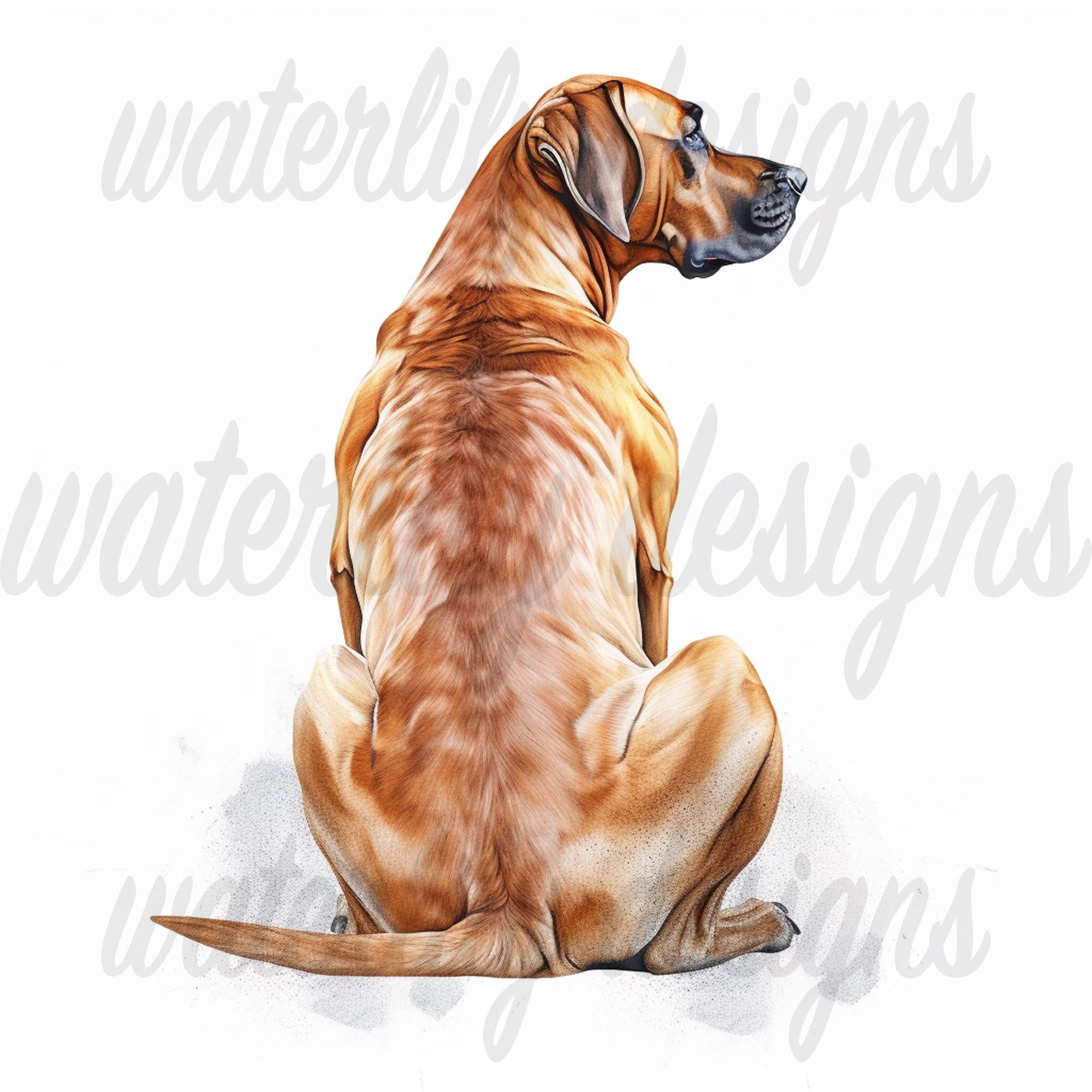 Rhodesian Ridgeback Clipart Bundle - 11 High Quality Vibrant Jpgs ...