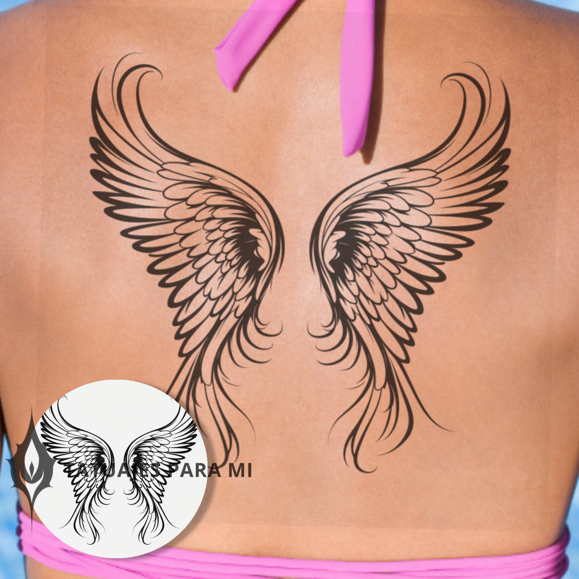 Cuatro Tatuajes Con Significado, Colección De Alas, Tatuajes De Espalda ...