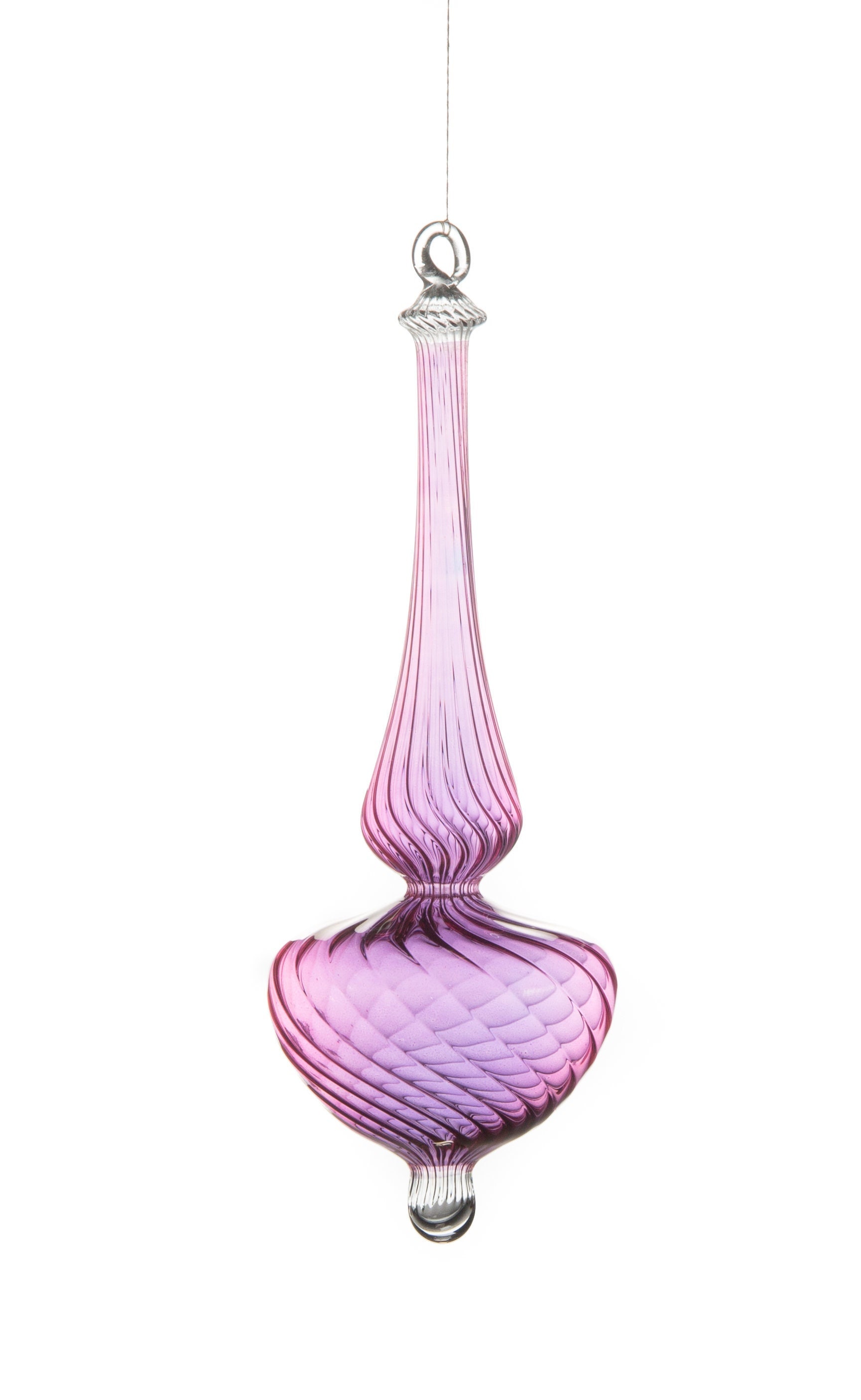 Elegant Christmas Ornament - Detailed Blown Glass Ornament - Christmas ...