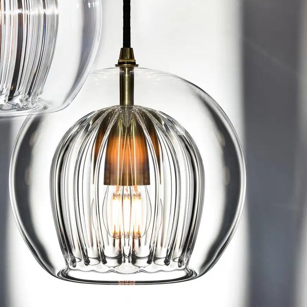 Glass Pendant Lights - Etsy