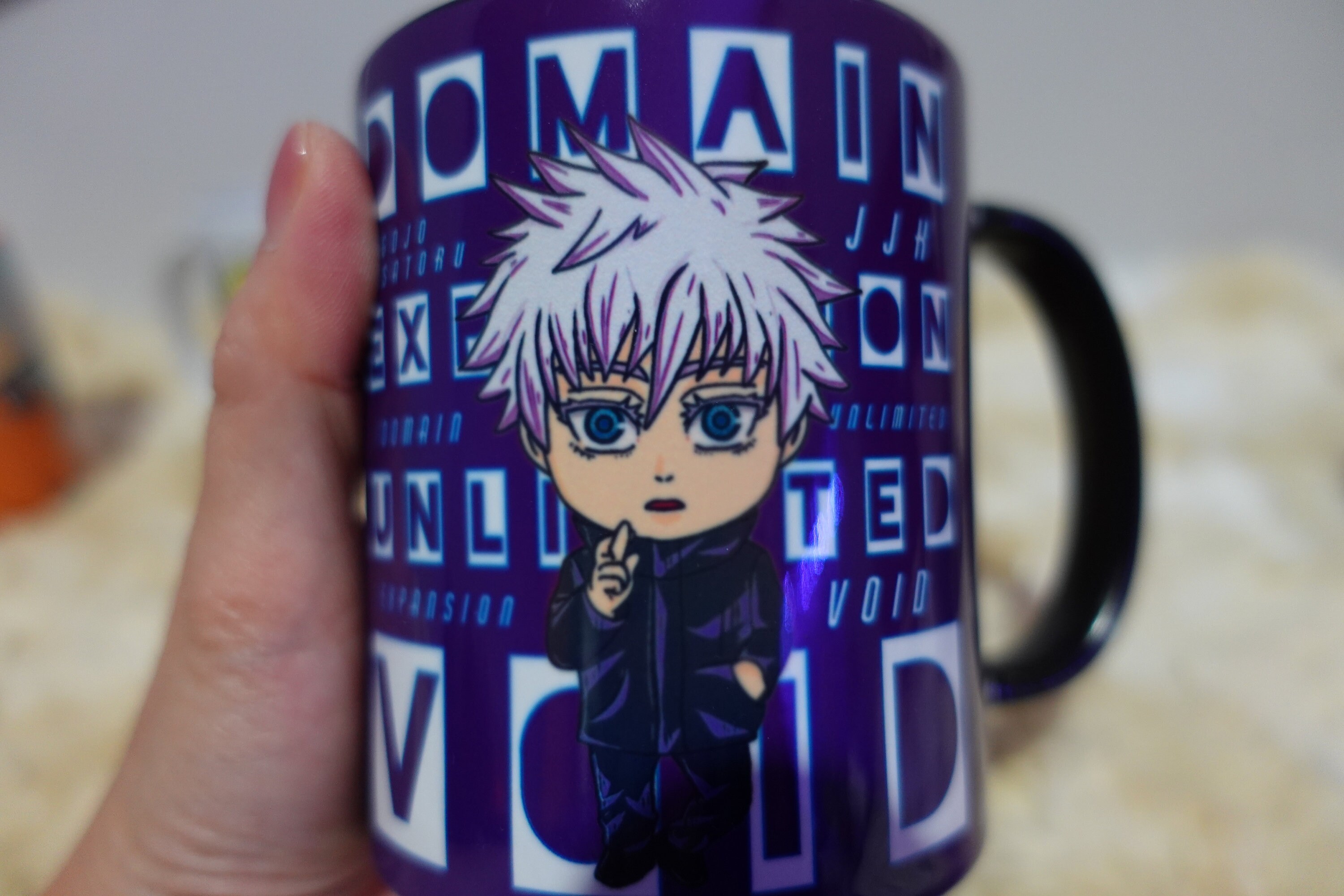 Gojo Satoru Mug black - Etsy