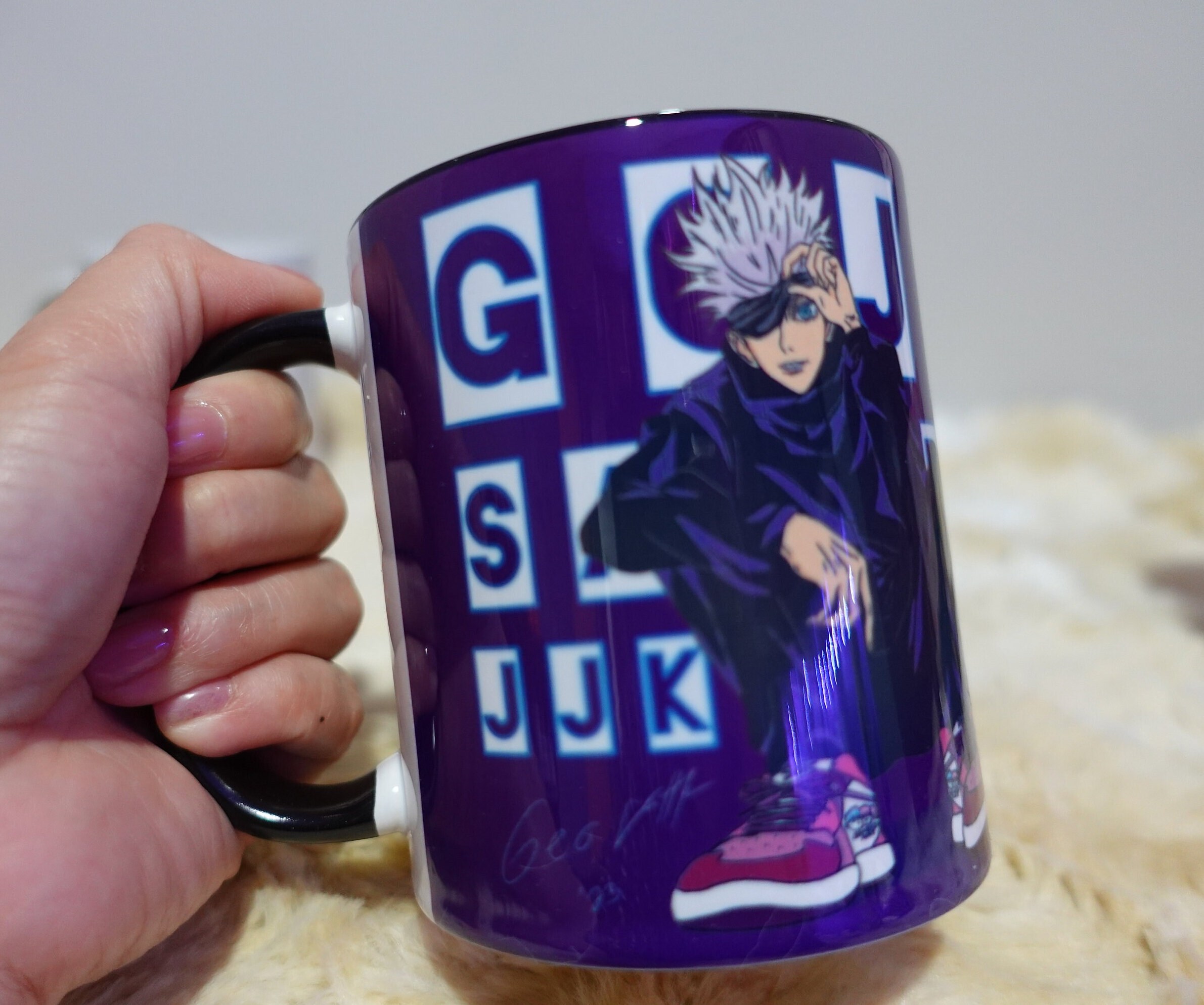 Gojo Satoru Mug black - Etsy