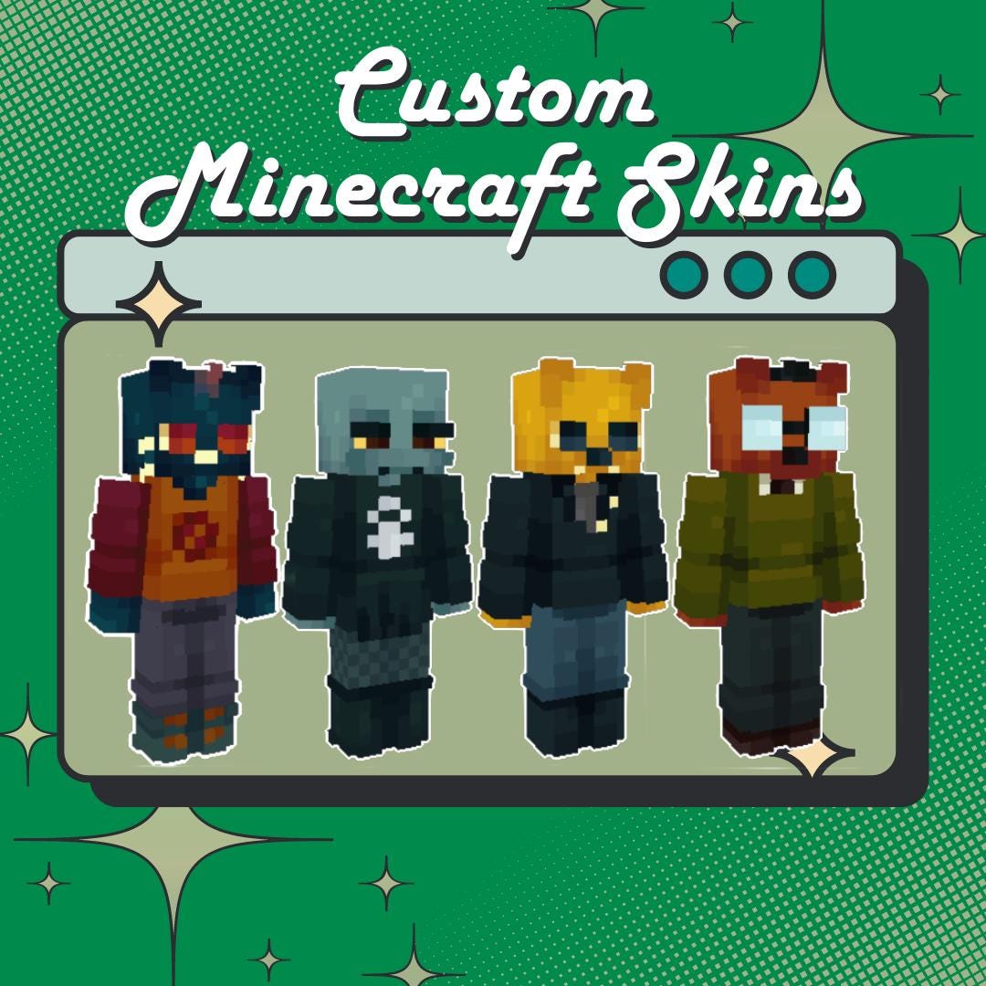 Custom Minecraft Skins | Made to Order - Etsy
