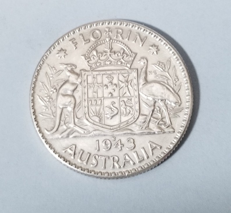 Australia 1943 S Florin Kangaroo Animal Emu - Etsy