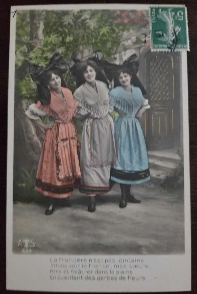 2 Postcards 1907 With Stamps. - Etsy