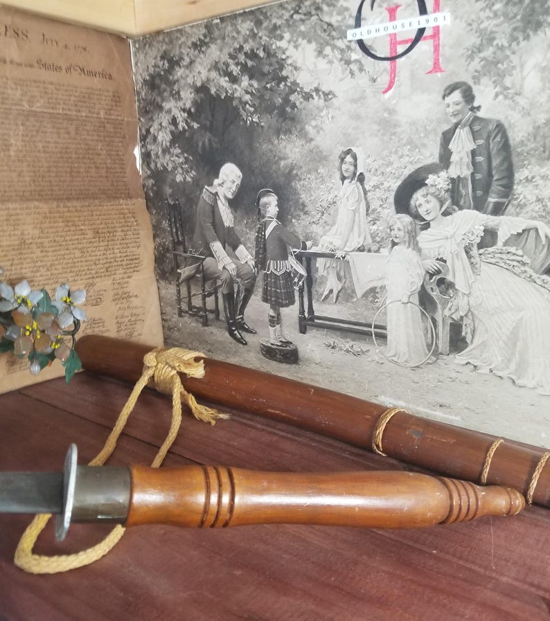 Vintage Large Sword With Wooden Sheath - Etsy Australia