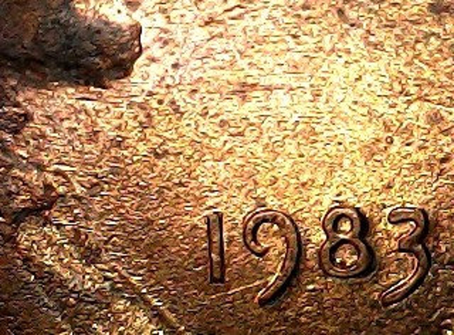 US One-cent-coin 1983 Memorial & Lincoln- Penny (error on Lincoln's ...