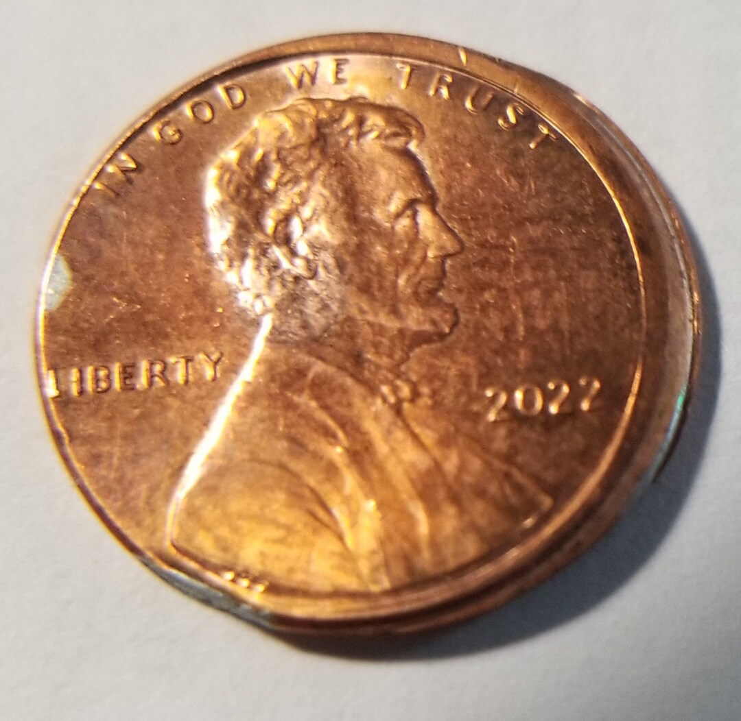 2022 Cent With Double Edge - Etsy