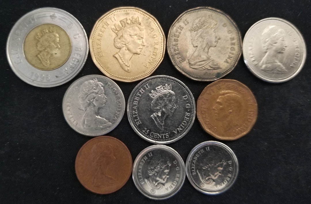 Old Canada Coins Lot 32 - Etsy