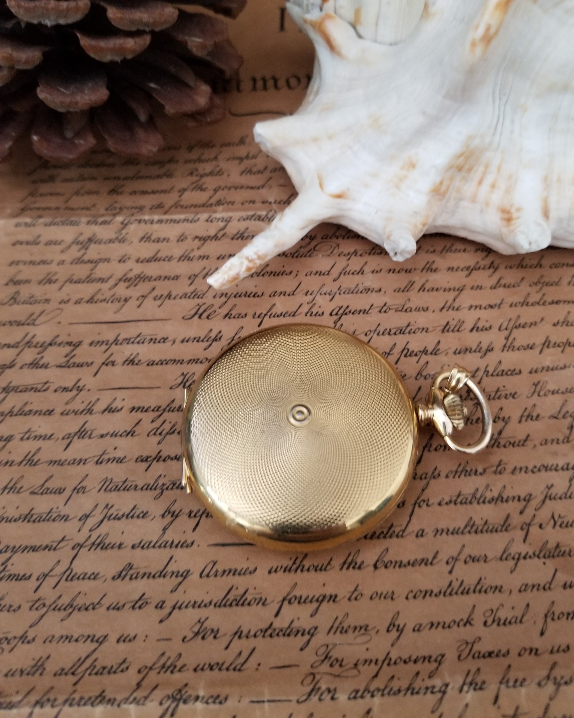 Armex 17 Jewels Incabloc Gold Tone Not Running Pocket Watch and the ...