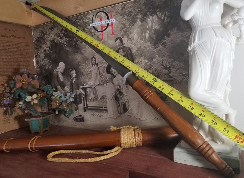 Vintage Large Sword With Wooden Sheath - Etsy Australia