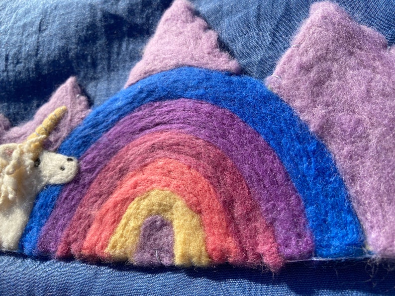 Unicorn Needle Felted 3d Waldorf Crown - Etsy