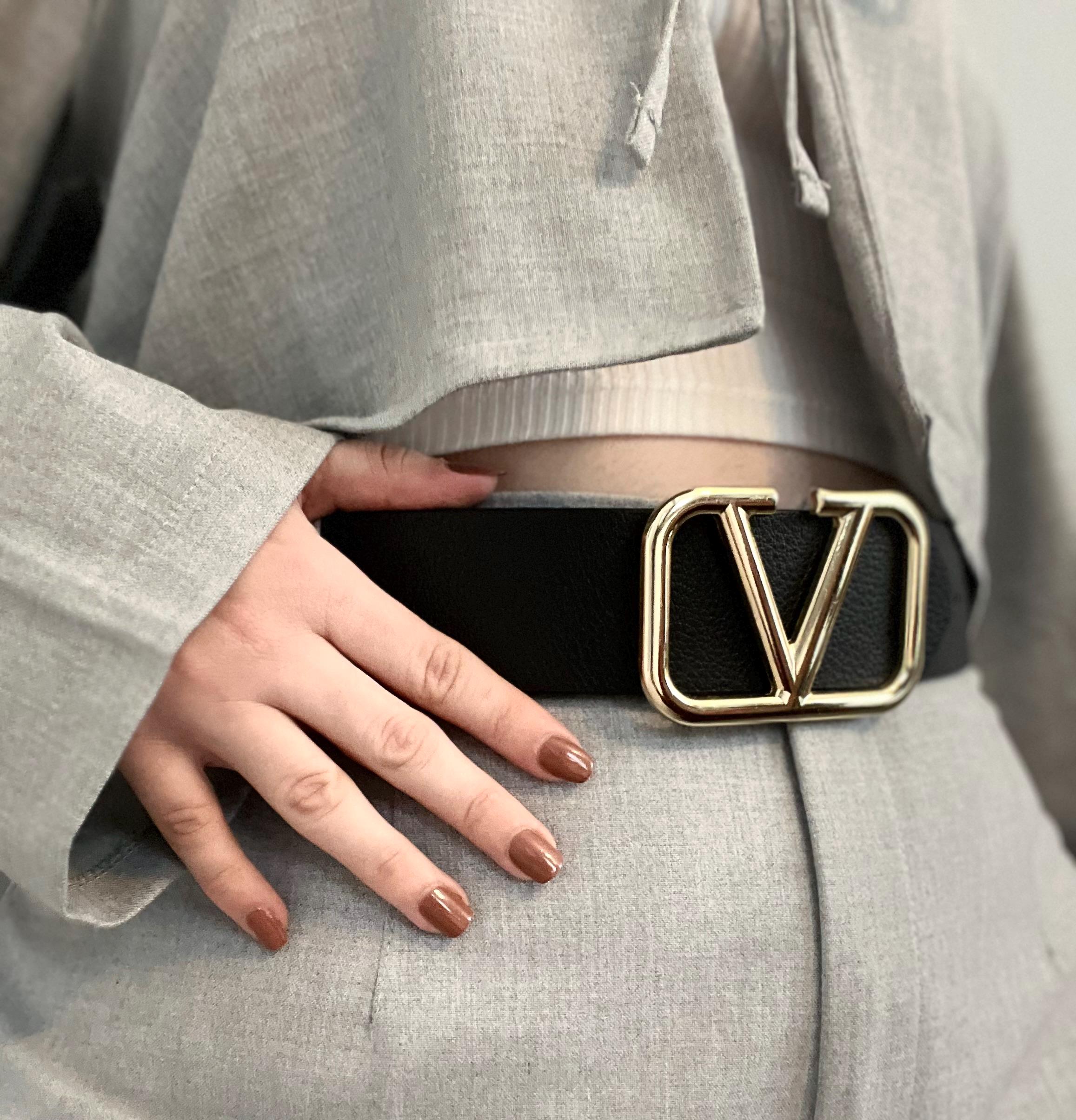 V Buckle Belt- Elevate Your Outfit - Etsy