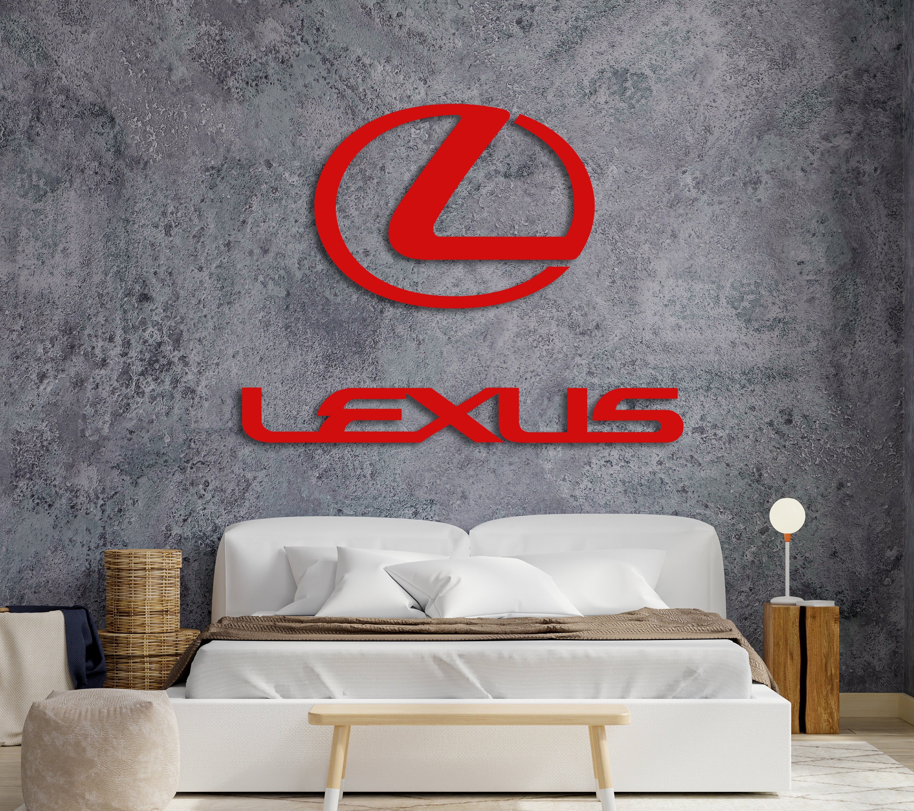 Lexus Cars Logo Metal Wall Decor, Lexus Black Metal Wall Sign, Gift for ...