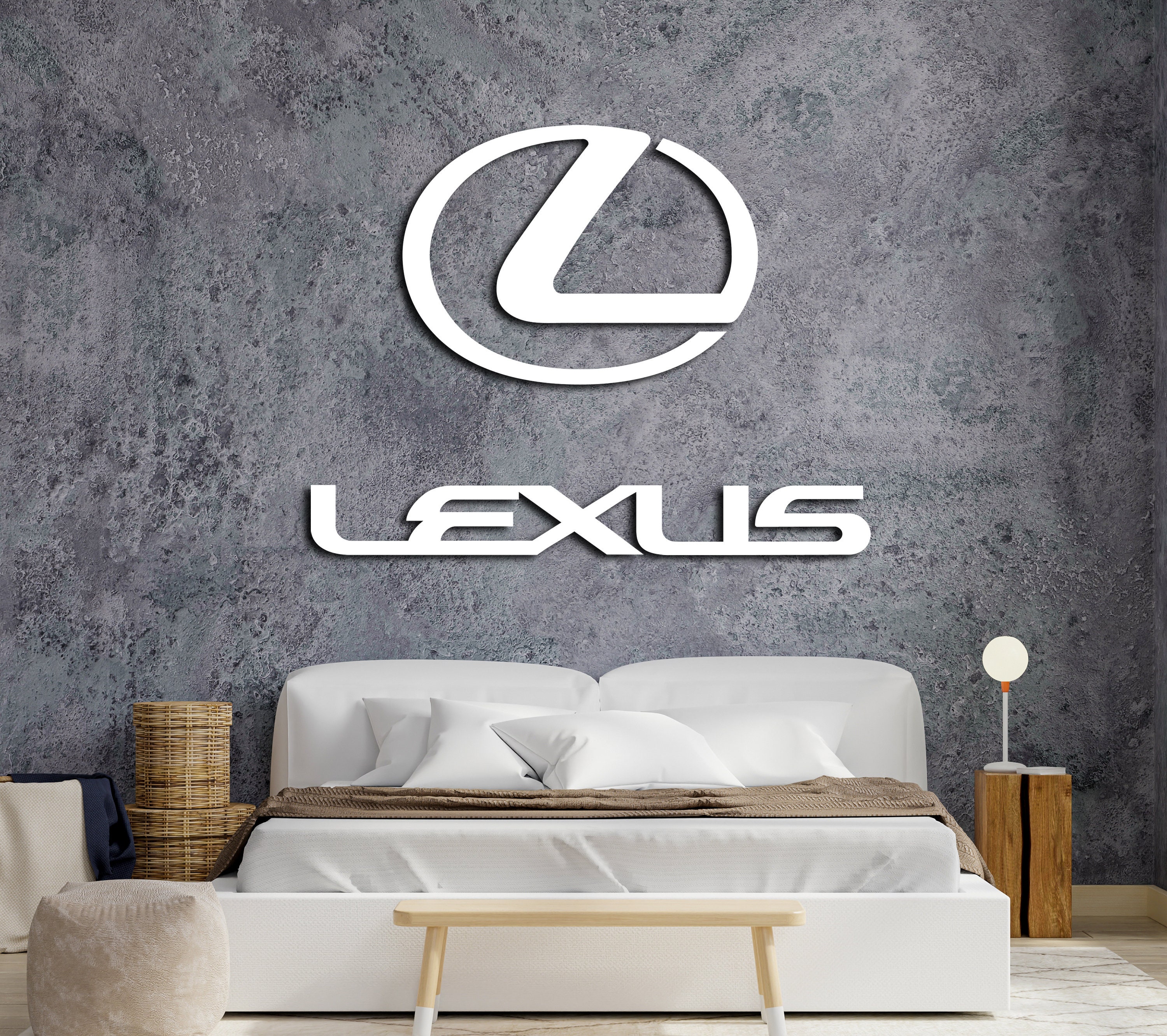 Lexus Cars Logo Metal Wall Decor, Lexus Black Metal Wall Sign, Gift for ...