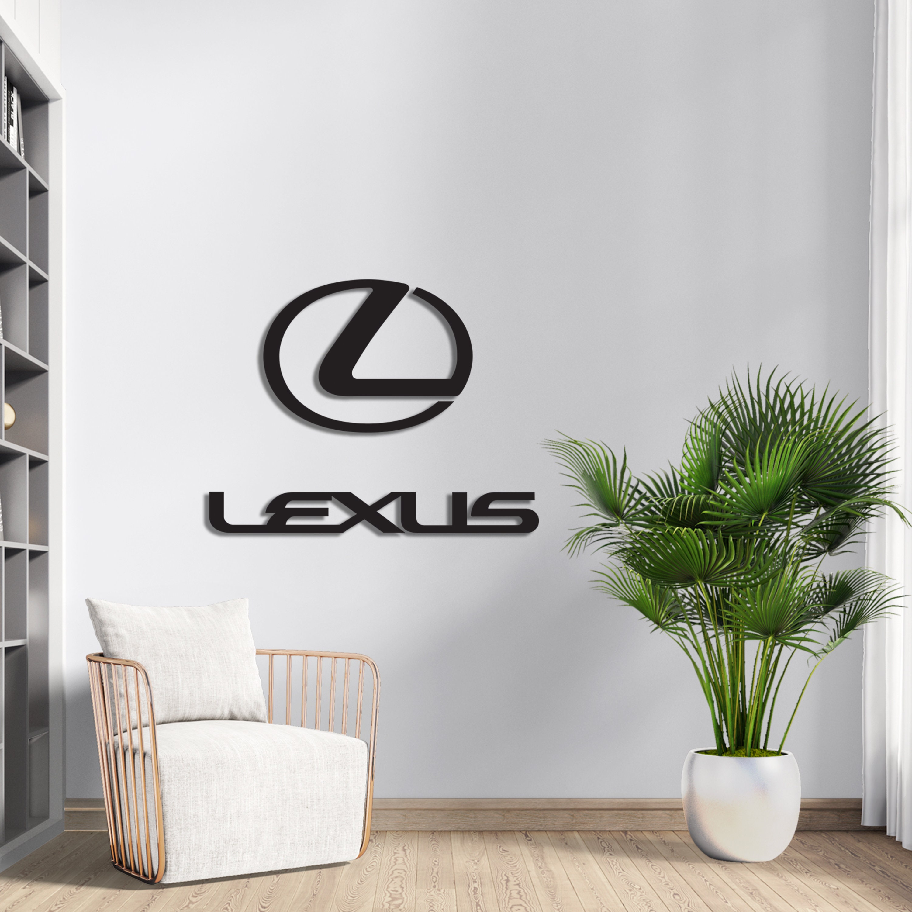 Lexus Cars Logo Metal Wall Decor, Lexus Black Metal Wall Sign, Gift for ...