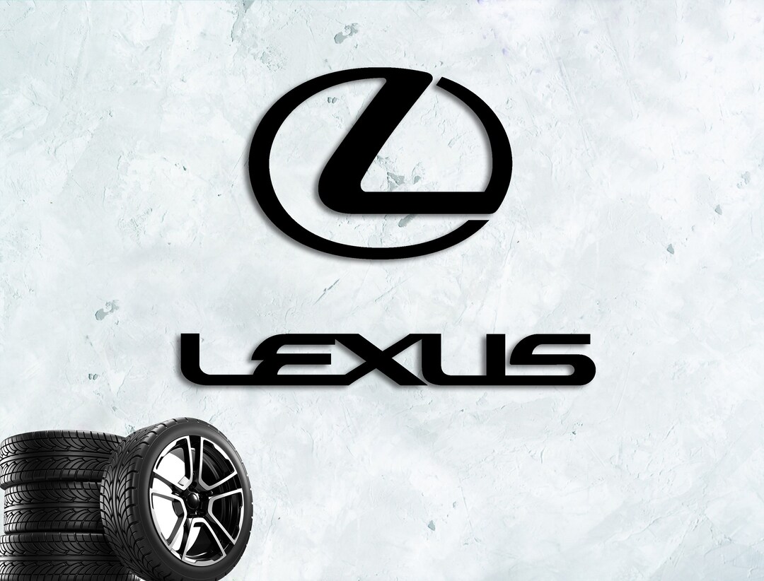 Lexus Cars Logo Metal Wall Decor, Lexus Black Metal Wall Sign, Gift for ...