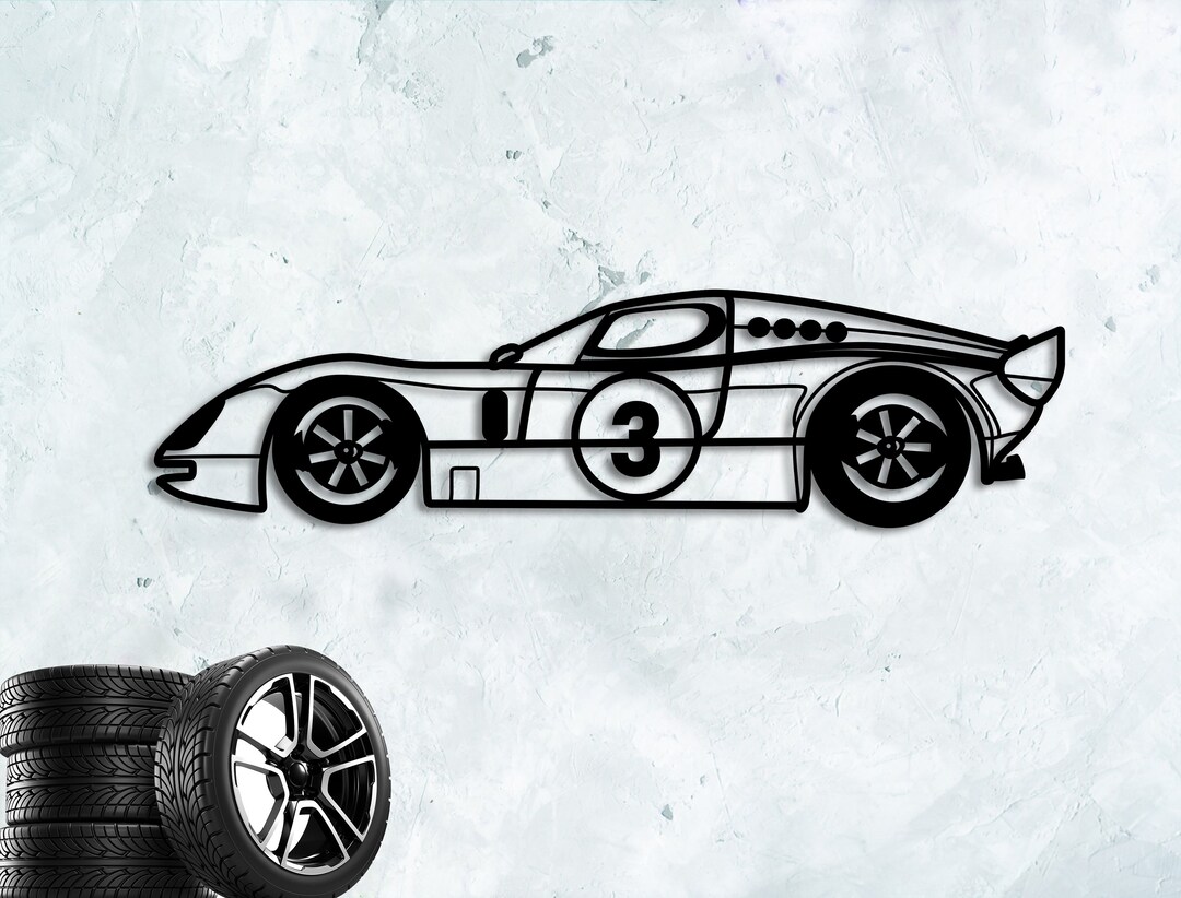 GT M60 Model Cars Metal Wall Decor, Runway Cars Metal Wall Art , Cars ...