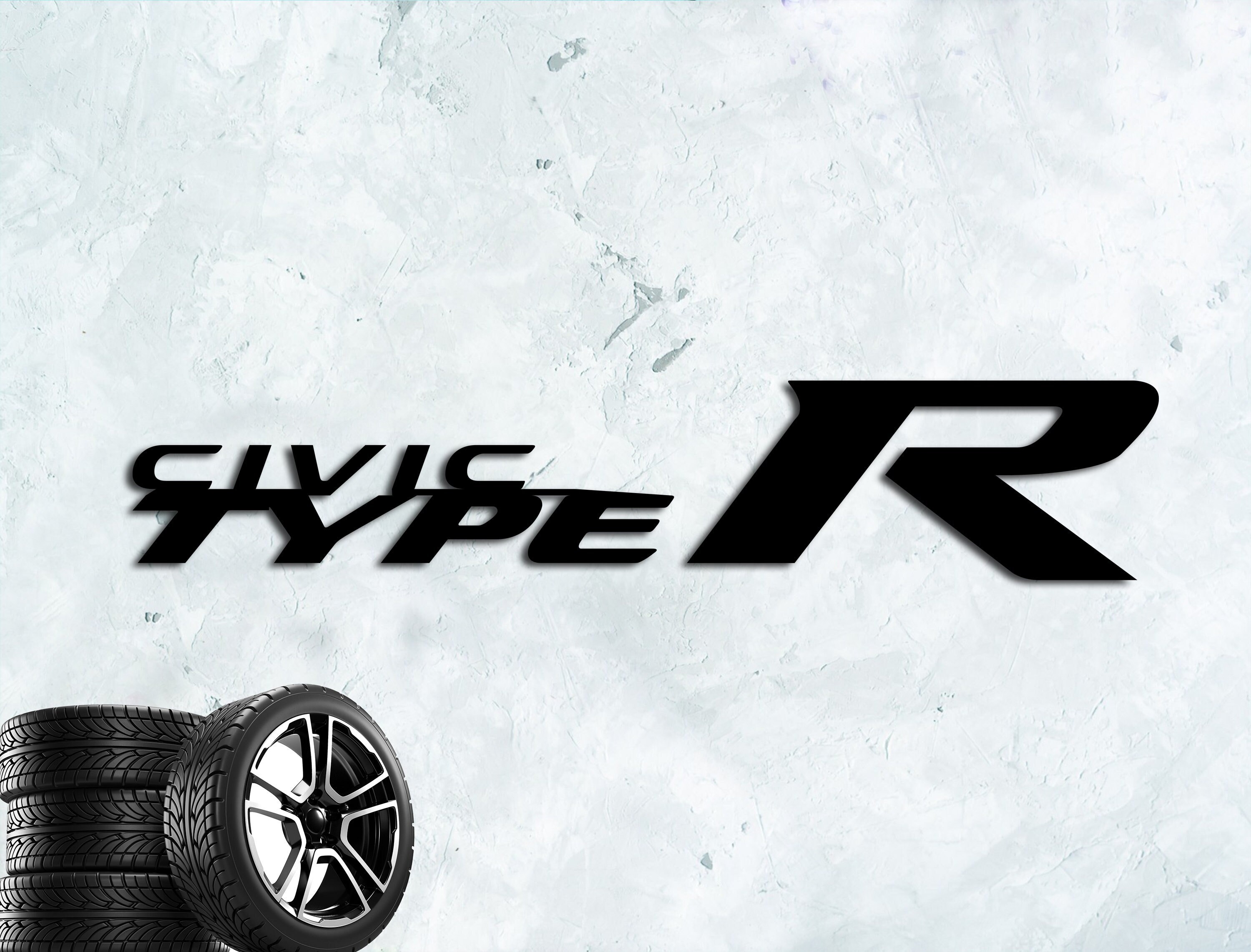 Honda Type R Logo Metal Wall Art , Car Logo Metal Wall Hanging, Japon ...