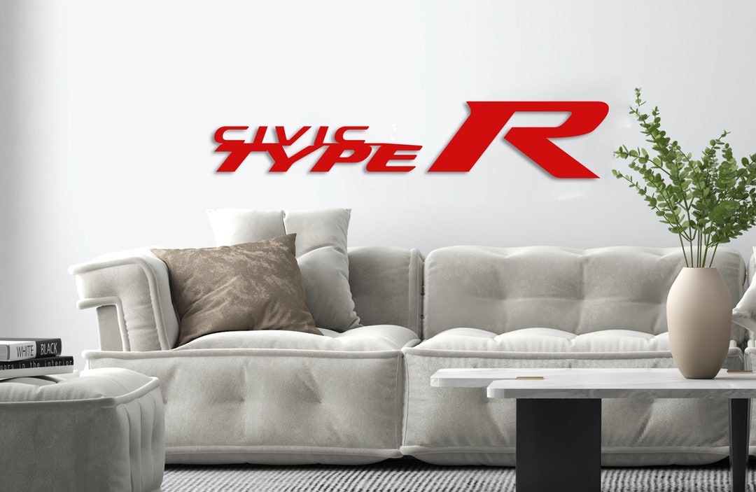 Honda Type R Logo Metal Wall Art , Car Logo Metal Wall Hanging, Japon ...
