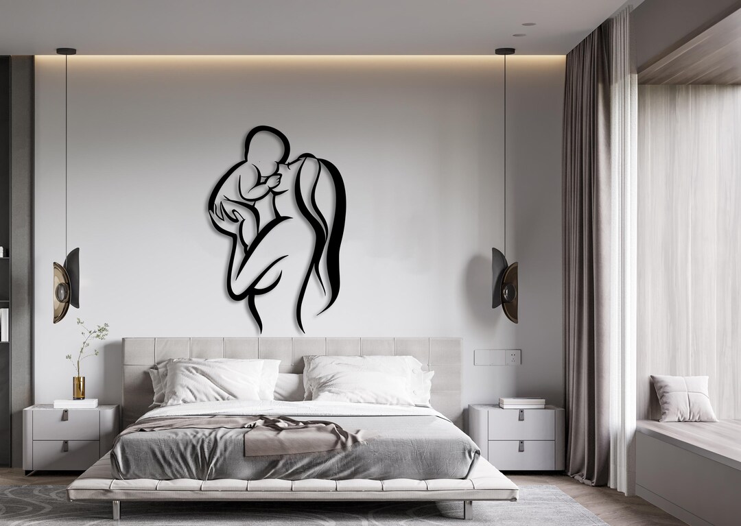 Mother and Baby Love Minimalist Wall Decor / OB-GYN and Pediatrician ...