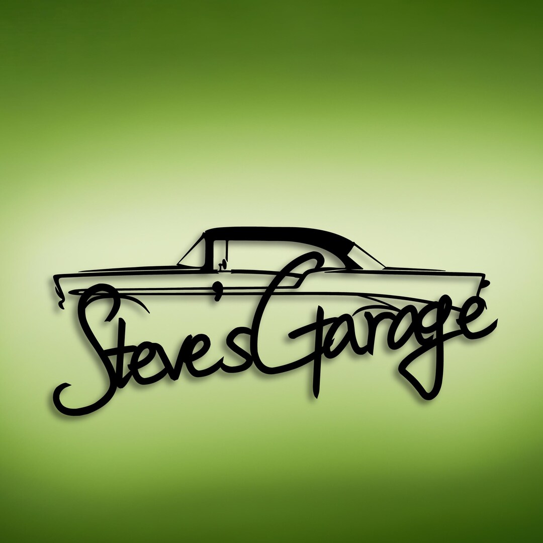1956 Custom Car Metal Wall Art: Personalized Garage Decor - Etsy