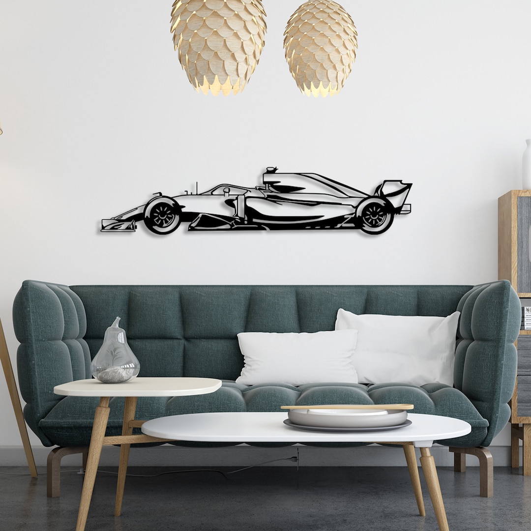 Cars Metal Wall Decor / Racing Car Wall Art / Autoshops Super Cars Fans ...