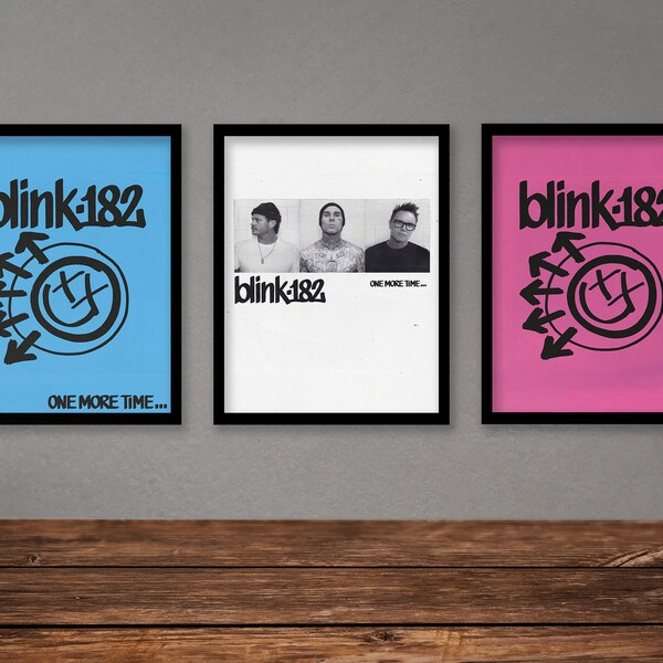 Blink 182 Poster Etsy