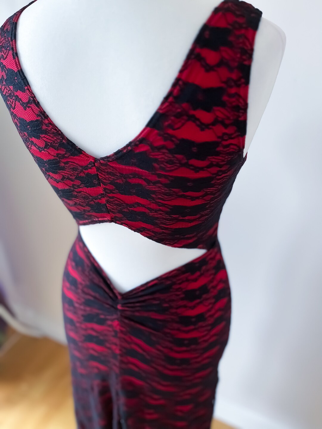 Open Back Tango Dress, Jersey Tango Dress, Tango Dress With a Slit ...