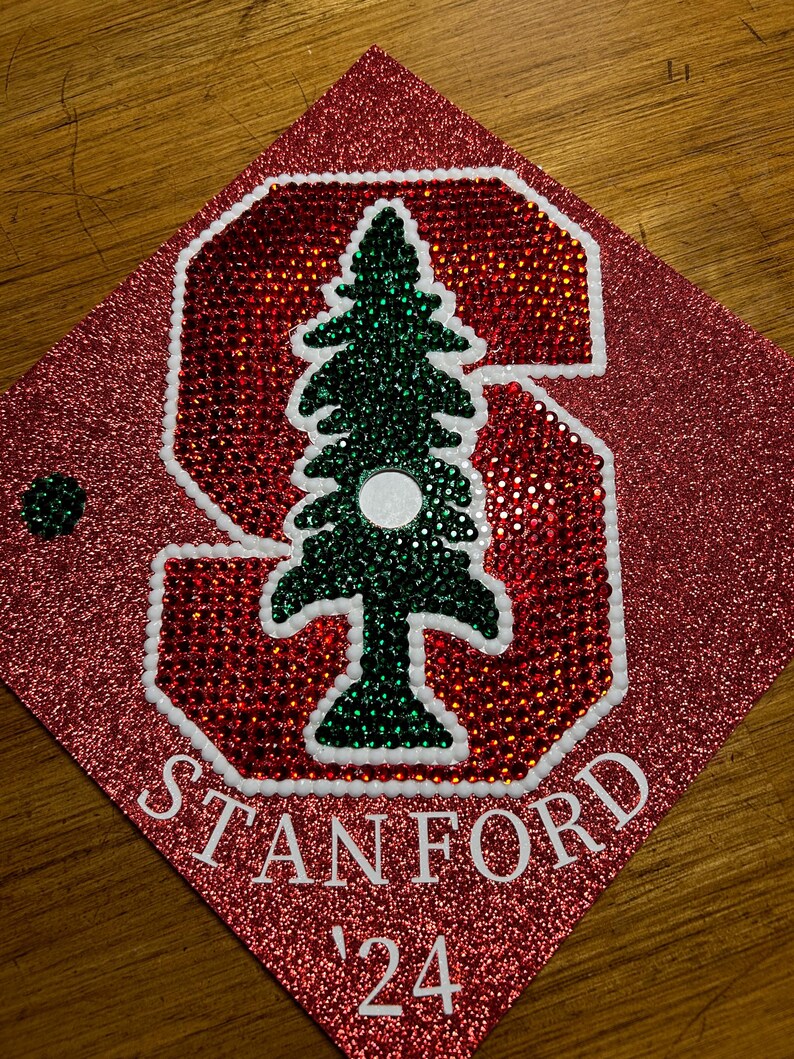 Custom Rhinestone Graduation Cap Topper: Bling Mortarboard - Etsy