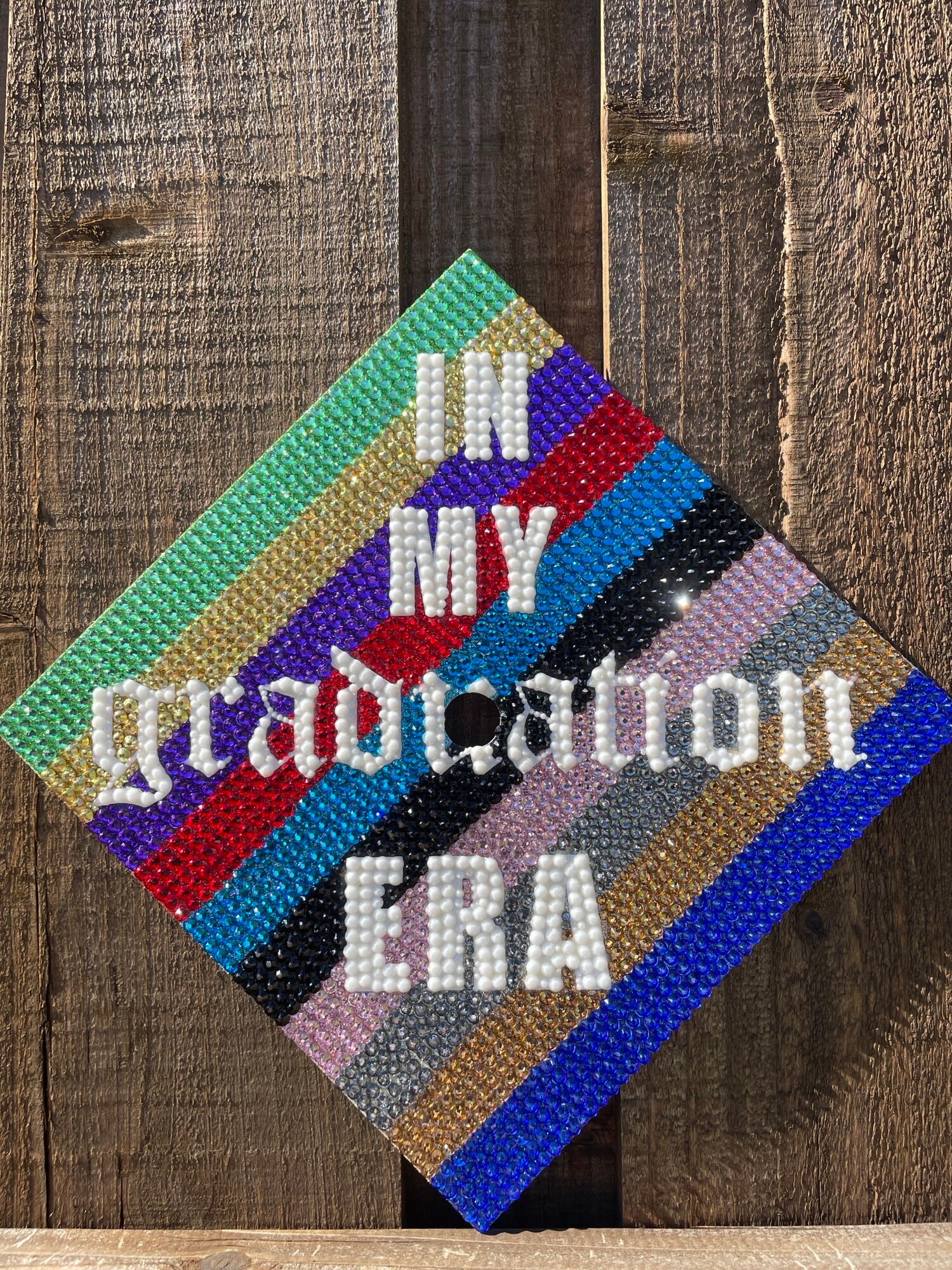 In My Graduation Era Graduation Cap Topper, Rhinestone, Crystal ...