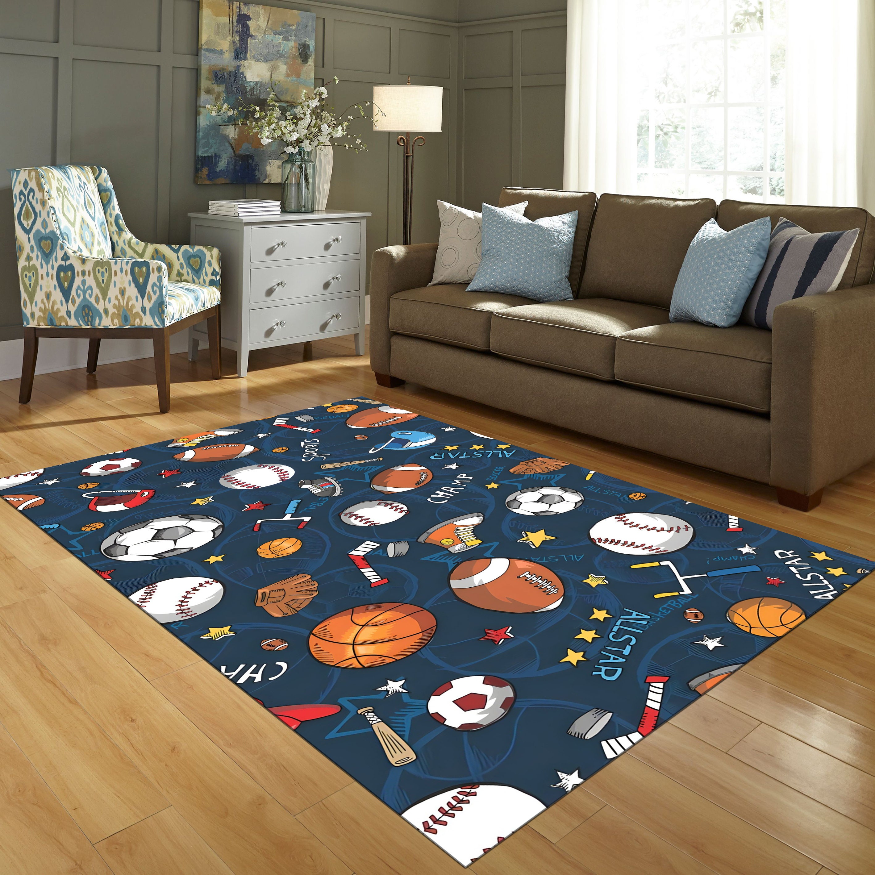 Baseball Rug,team Rug,sport Rug,baseball Team Rug,team Logo Rug,logo ...