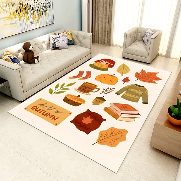 Leaf Rug - Etsy