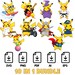 10 Pikachu Jobs Clipart Bundle – Cute Occupational Pikachu SVG & PNG ...