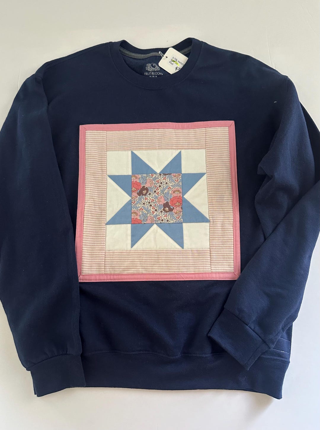 Sawtooth Star Quilt Block Sweatshirt - Etsy