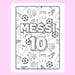 Messi Inter Miami Coloring Pages Digital Files - Etsy