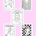 Messi Inter Miami Coloring Pages Digital Files - Etsy