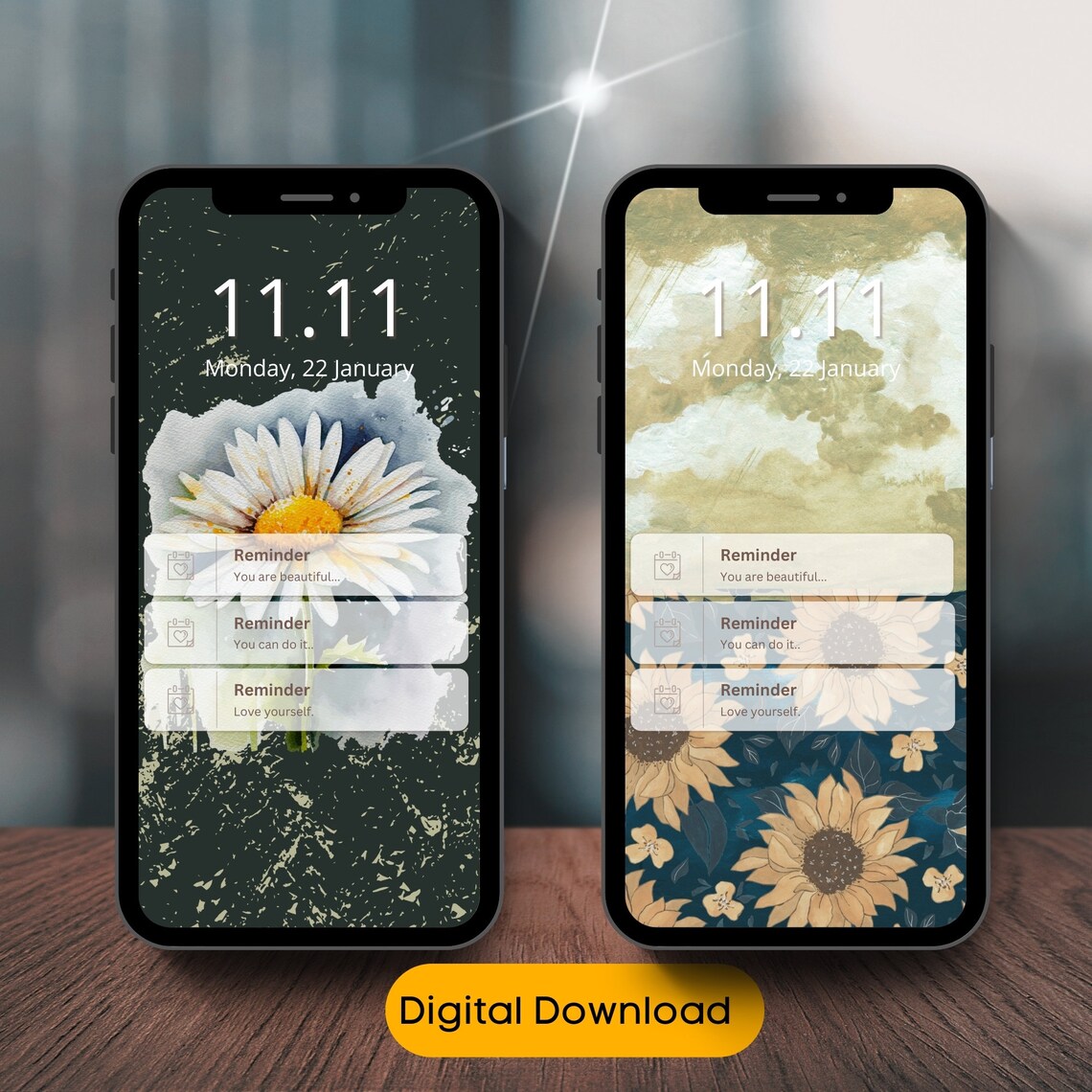 Set of 9 Phone Wallpaper, Aesthetic Wallpaper, Digital Art, Aesthetic ...