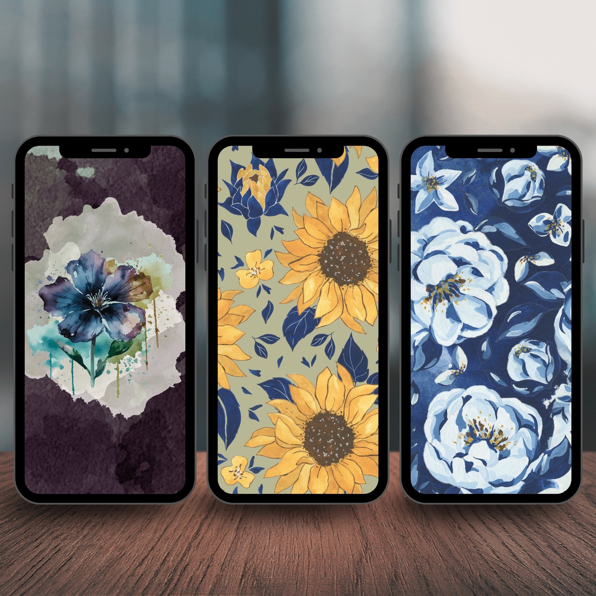 Set of 9 Phone Wallpaper, Aesthetic Wallpaper, Digital Art, Aesthetic ...